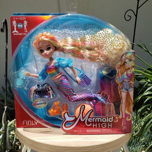 Finly | Toys | New 5 Mermaid High Finly Fashion Doll Water Pool Doll ...